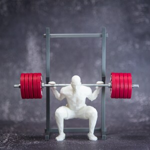 Back Squat Man, Show off Your Lift, Crossfit Gift, Weightlifting ...
