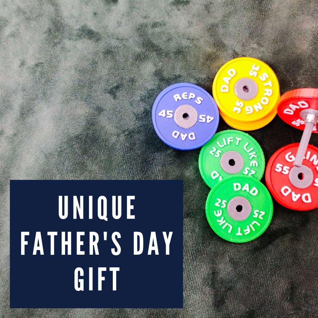 Mini Barbell and Competition Weights With Stand Included for Father's ...