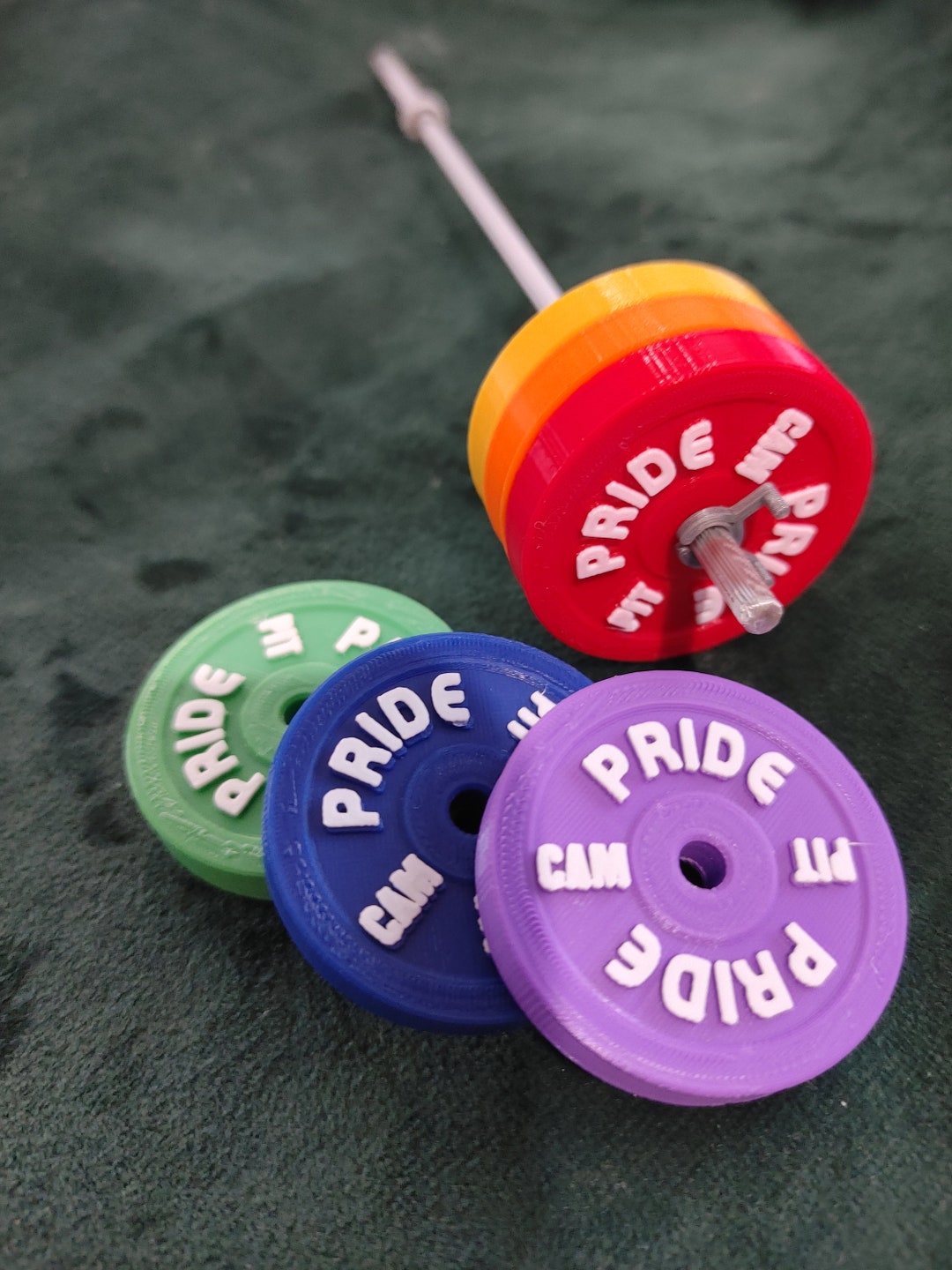 Customizable Event Miniature Barbell, PRIDE Gym Present for Your ...