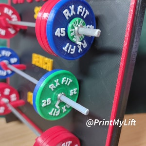 Weightlifting Personal Tracking Board, 4 Lifts, Show off Your Work With ...