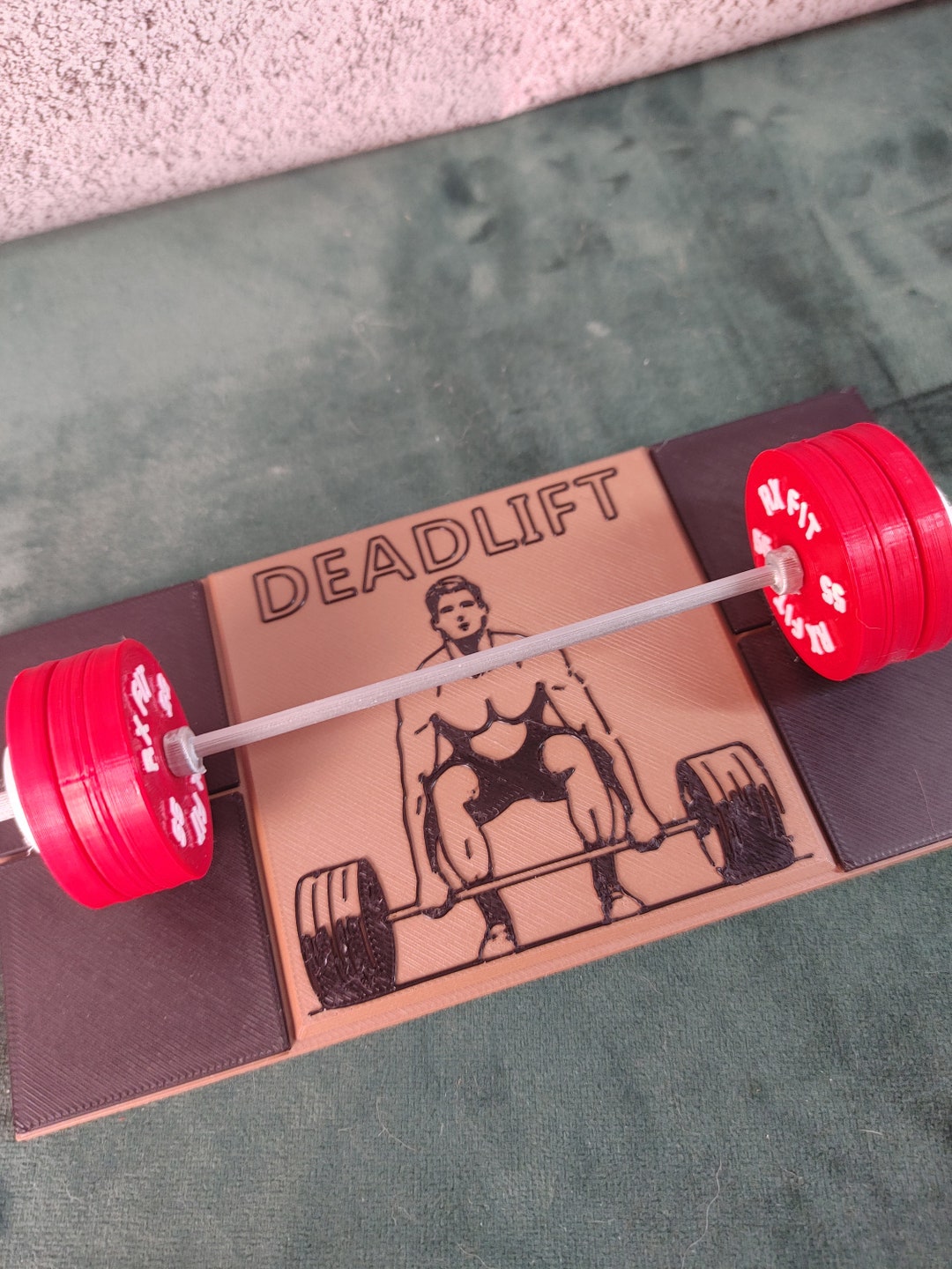 The Original Miniature Barbell - With Deadlift Platform - Etsy