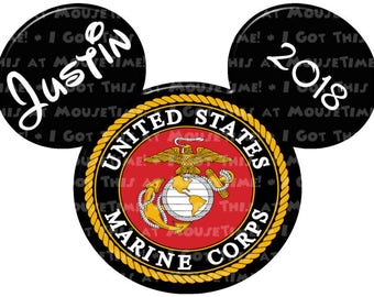 Marine Mickey | Etsy
