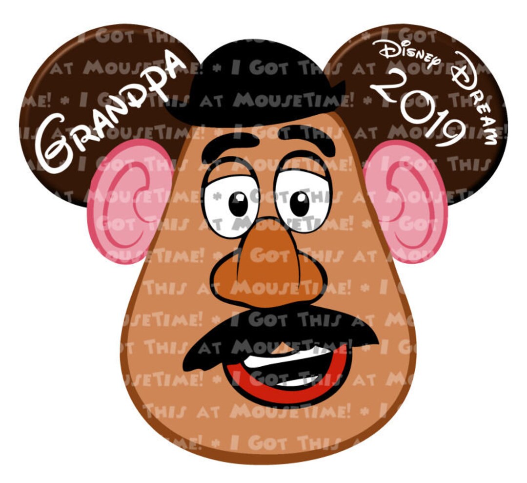 Mr. Potato Head Ears - Toy Story Themed - Magnet OR Iron-on - Etsy