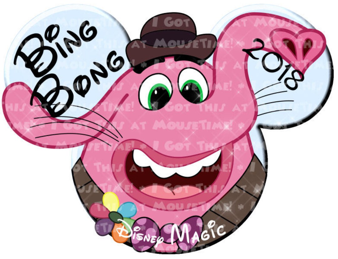 Bing Bong Ears Magnet OR Iron-on - Etsy