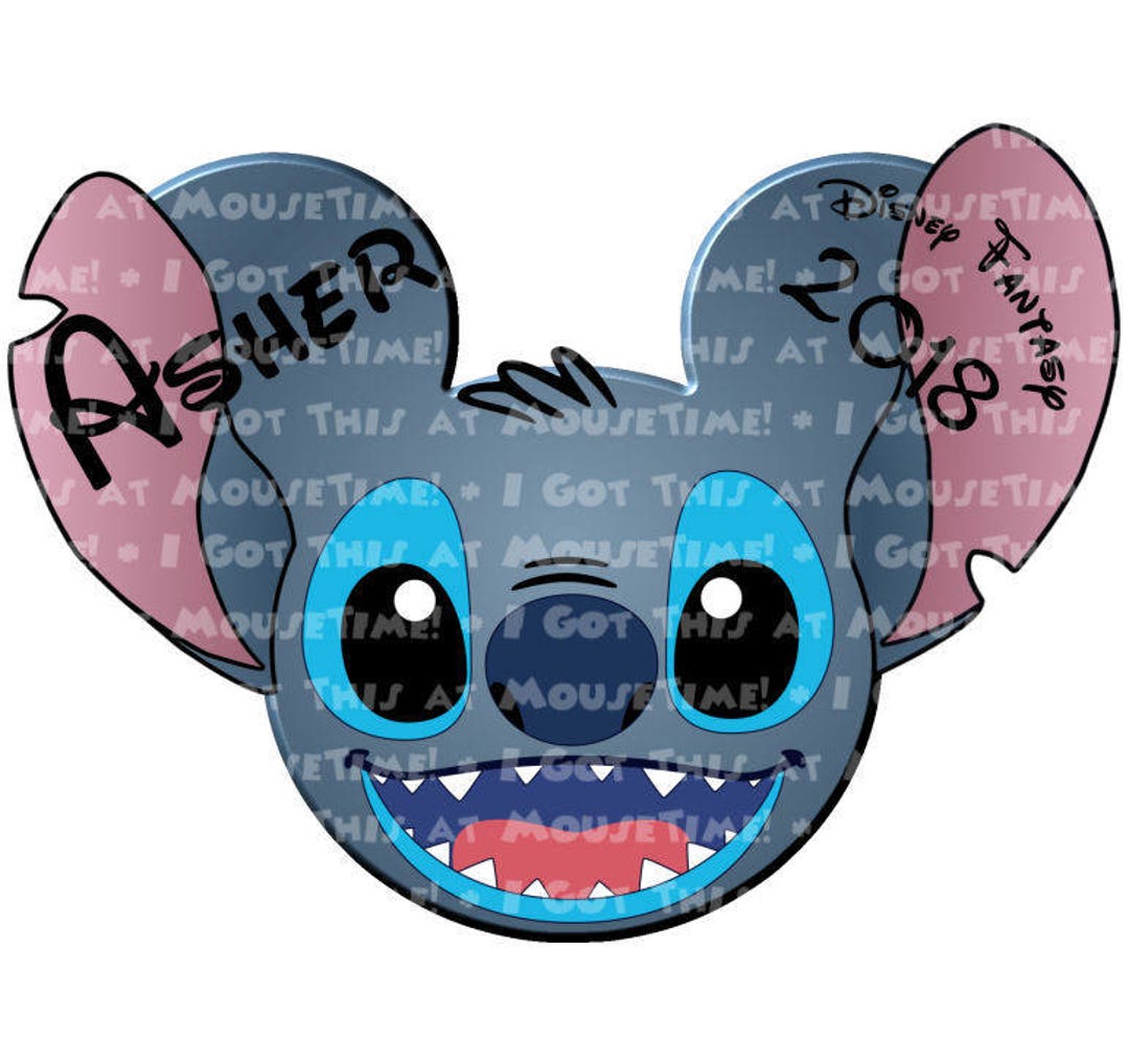 Stitch Ears - Version #1 - Magnet OR Iron-on - Etsy