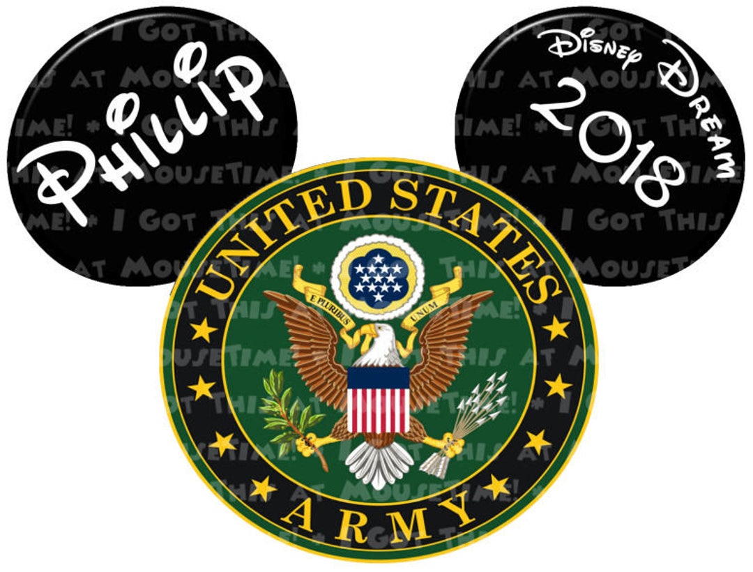 US Army Logo Ears - Magnet OR Iron-on - Etsy