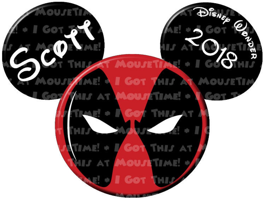 Deadpool Mask Ears - Magnet OR Iron-on - Etsy