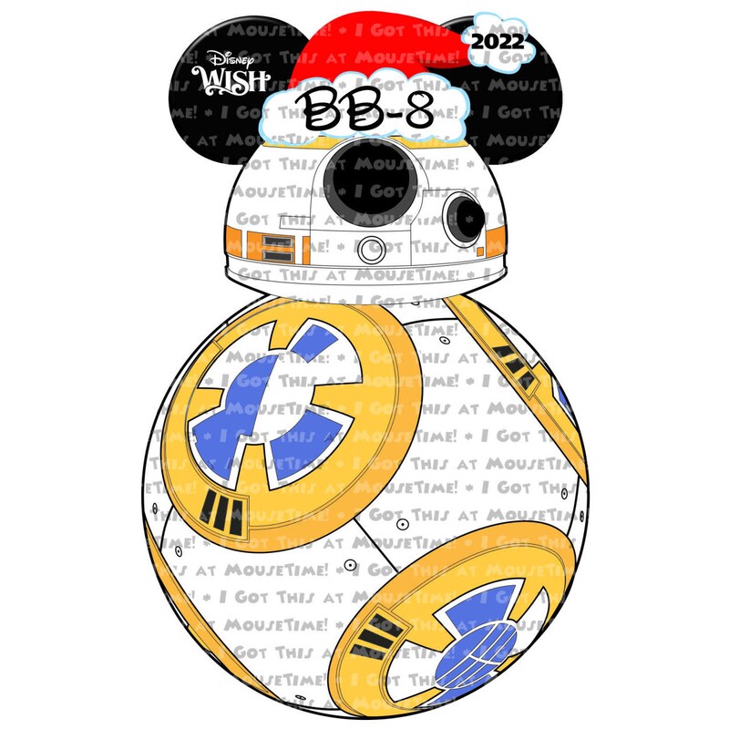 Bb8 Mickey Ears - Etsy