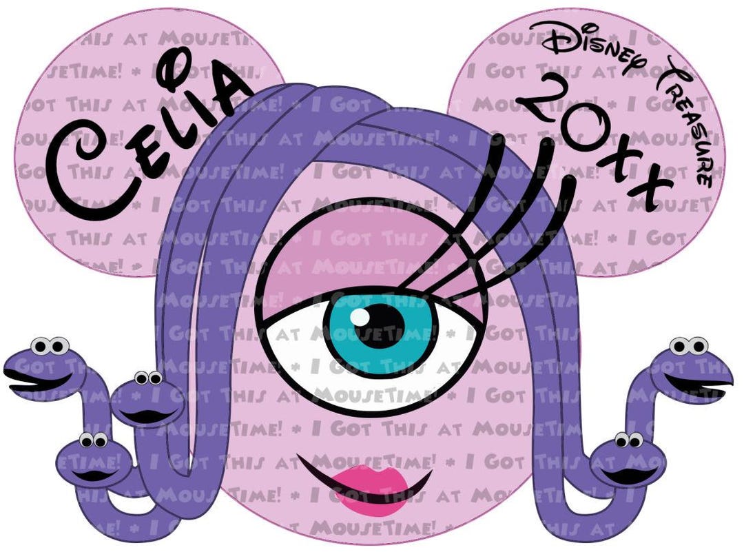 Celia Ears - Monsters, Inc. Themed - Magnet OR Iron-on - Etsy