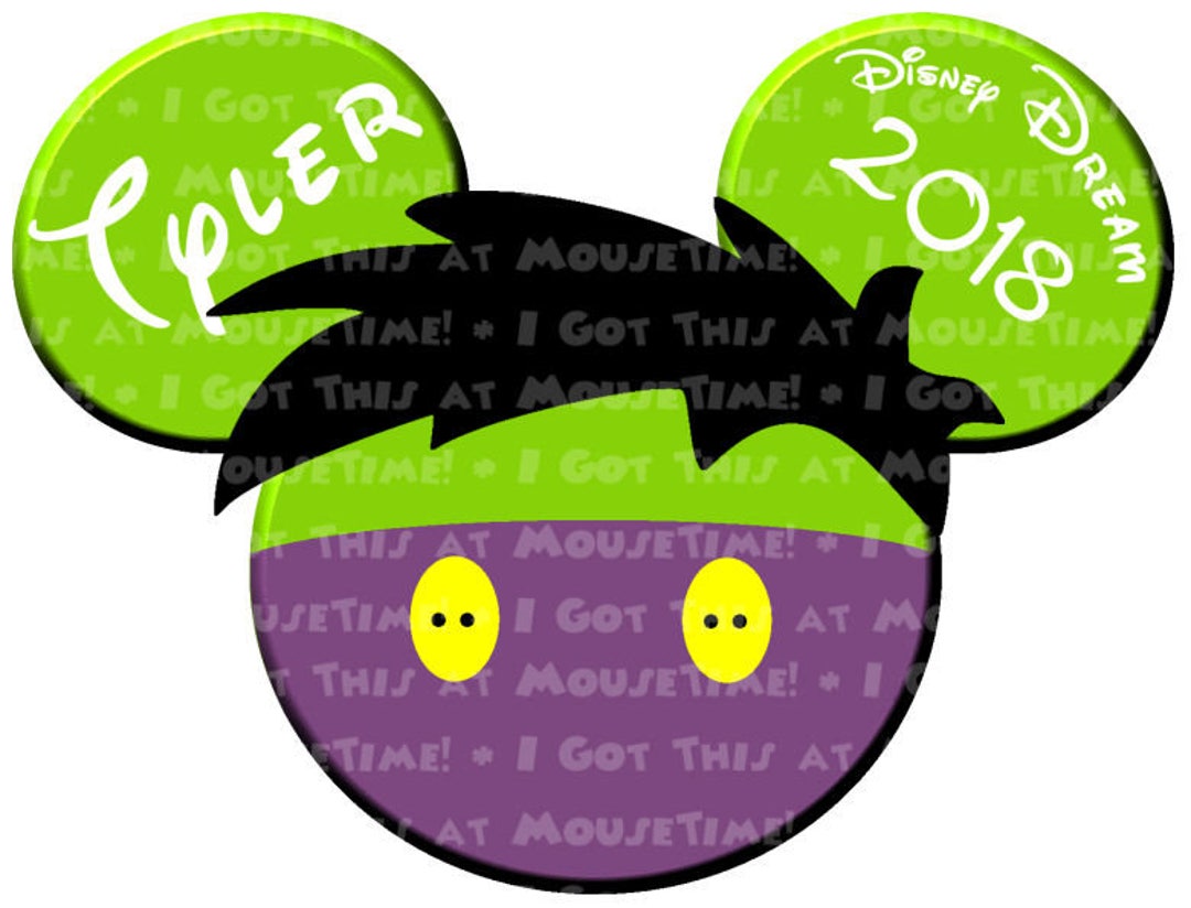 Mickey Hulk Ears - Magnet OR Iron-on - Etsy
