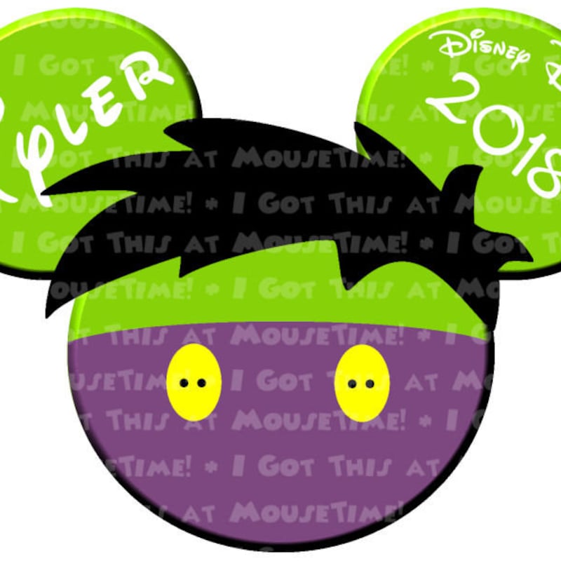 Hulk Mickey - Etsy