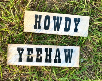 Western Christmas Sign - Etsy