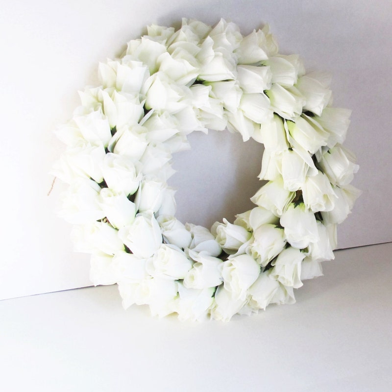 Rose Wreath - Etsy