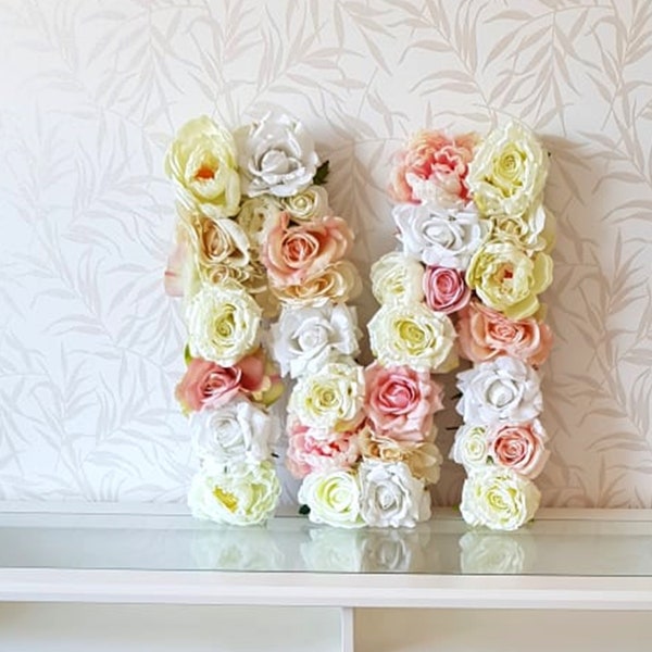 Flower Letter - Etsy