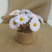 Daisies Table Decor White Yellow Daisy Decoration Silk Flowers ...