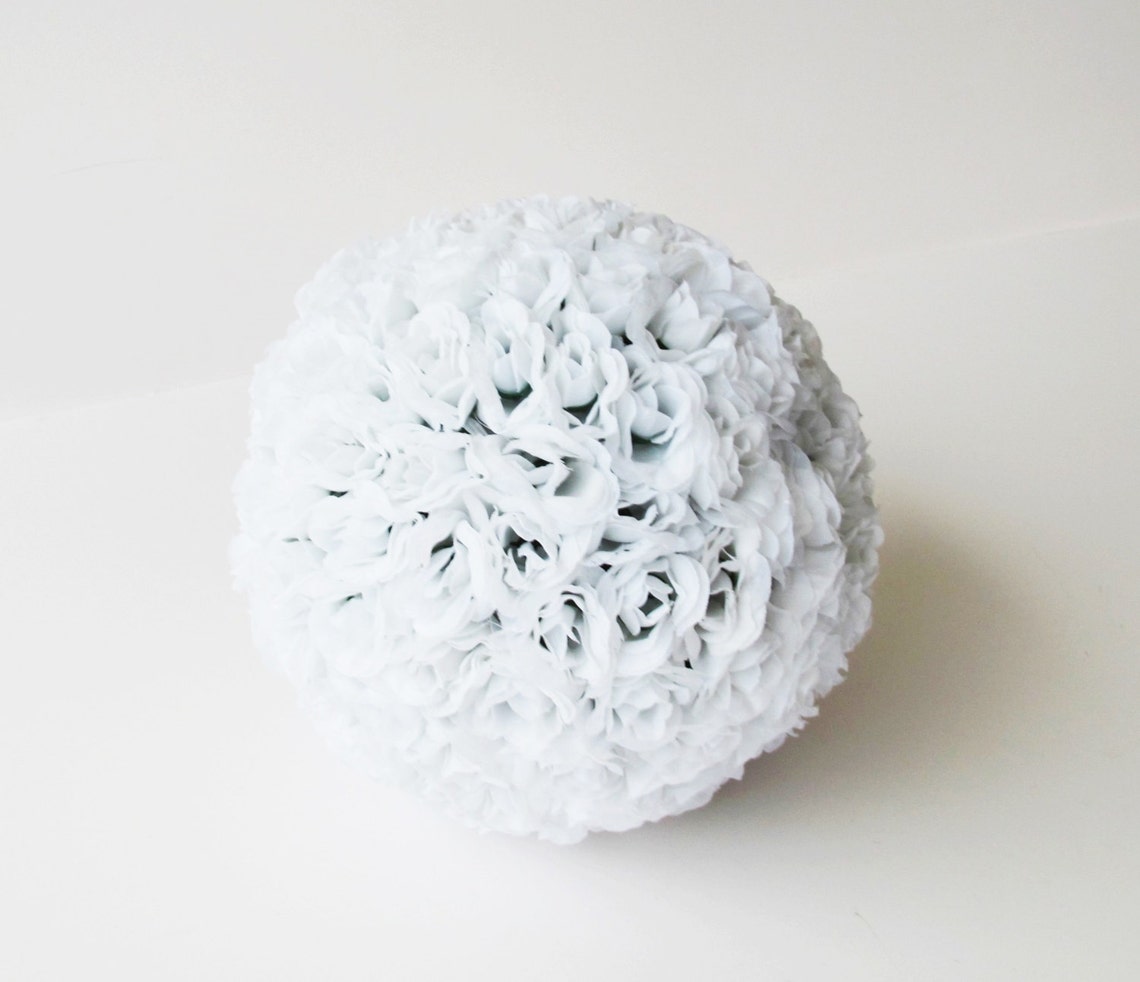 White Roses Ball From 150 Roses Wedding Decoration Spring - Etsy