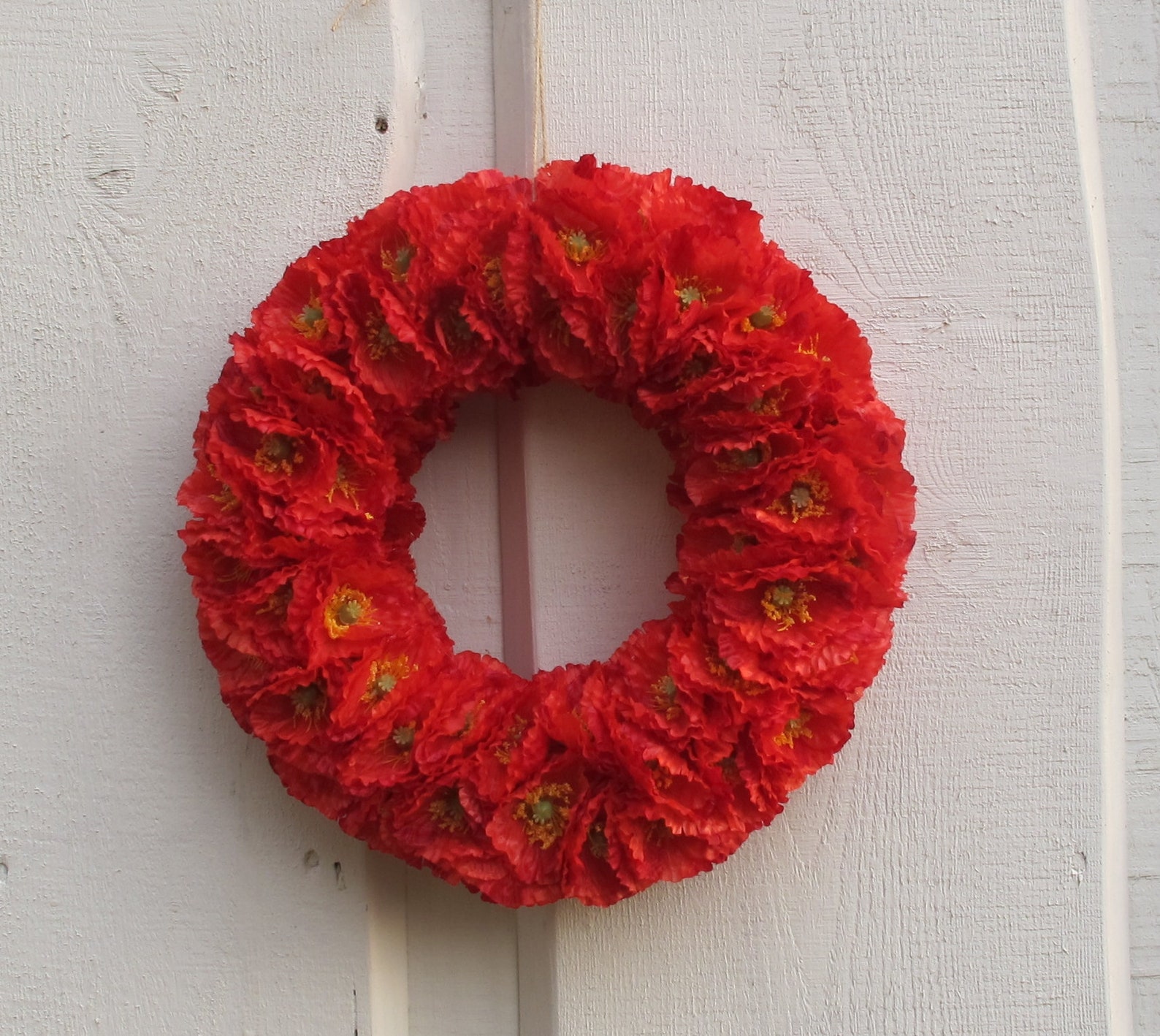 Coquelicots Couronne Rouge Fleurs Artificielles Couronnes - Etsy Canada