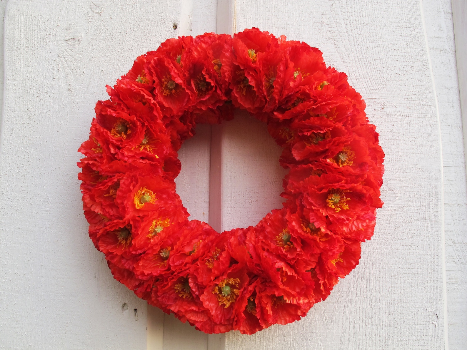 Coquelicots Couronne Rouge Fleurs Artificielles Couronnes - Etsy Canada