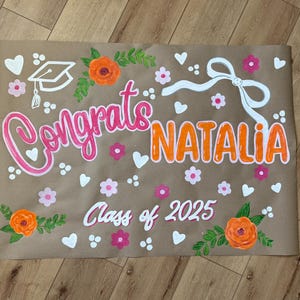 Hand Painted Butcher Paper Banner: Custom Party Decor - Etsy