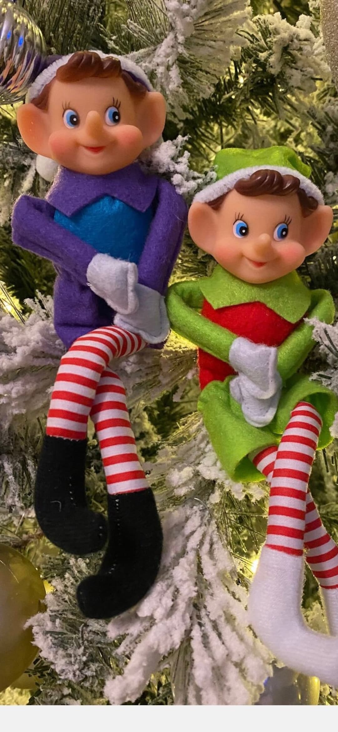 Magic Christmas Vintage Retro Elf Buddy Pixie Girl or Boy - Etsy