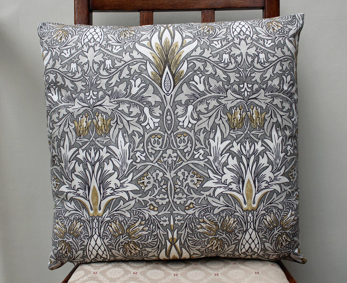 William Morris Snakeshead Cushion Cover 16 X 16 - Etsy