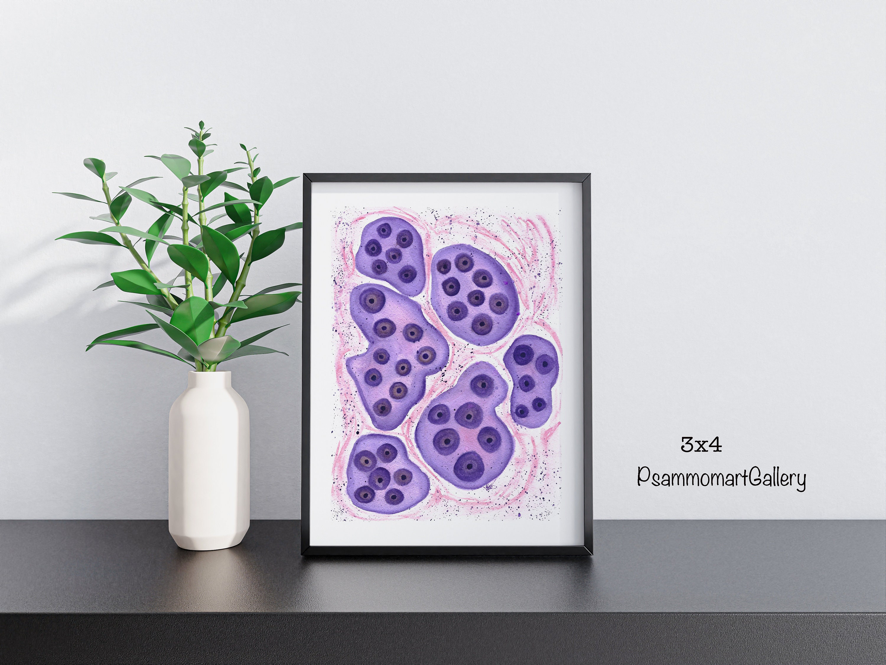 Wall Art, Histology, Pathology, Watercolor Art, Anatomy Print, Digital ...
