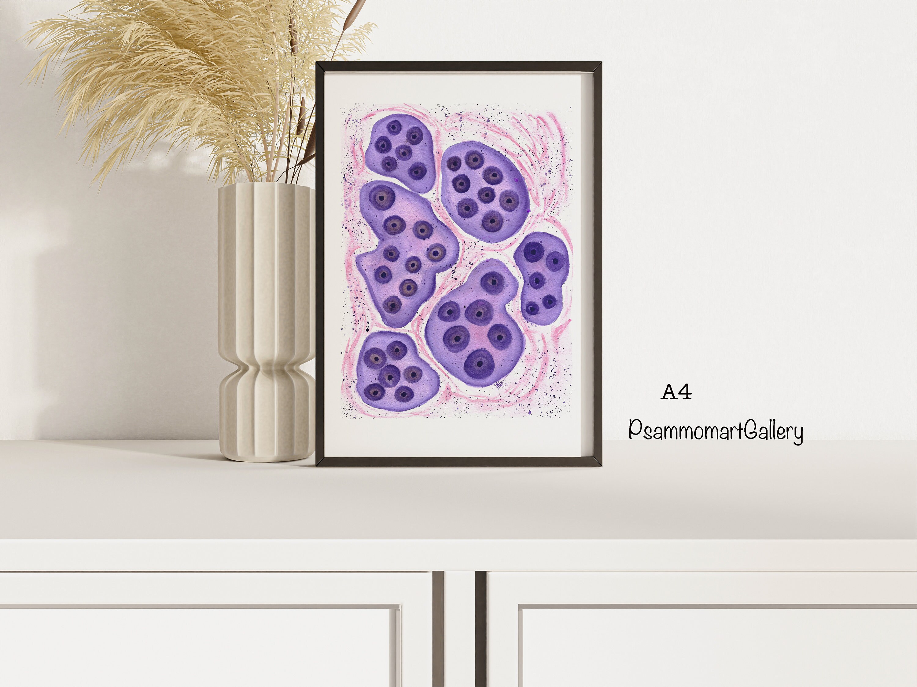Wall Art, Histology, Pathology, Watercolor Art, Anatomy Print, Digital ...
