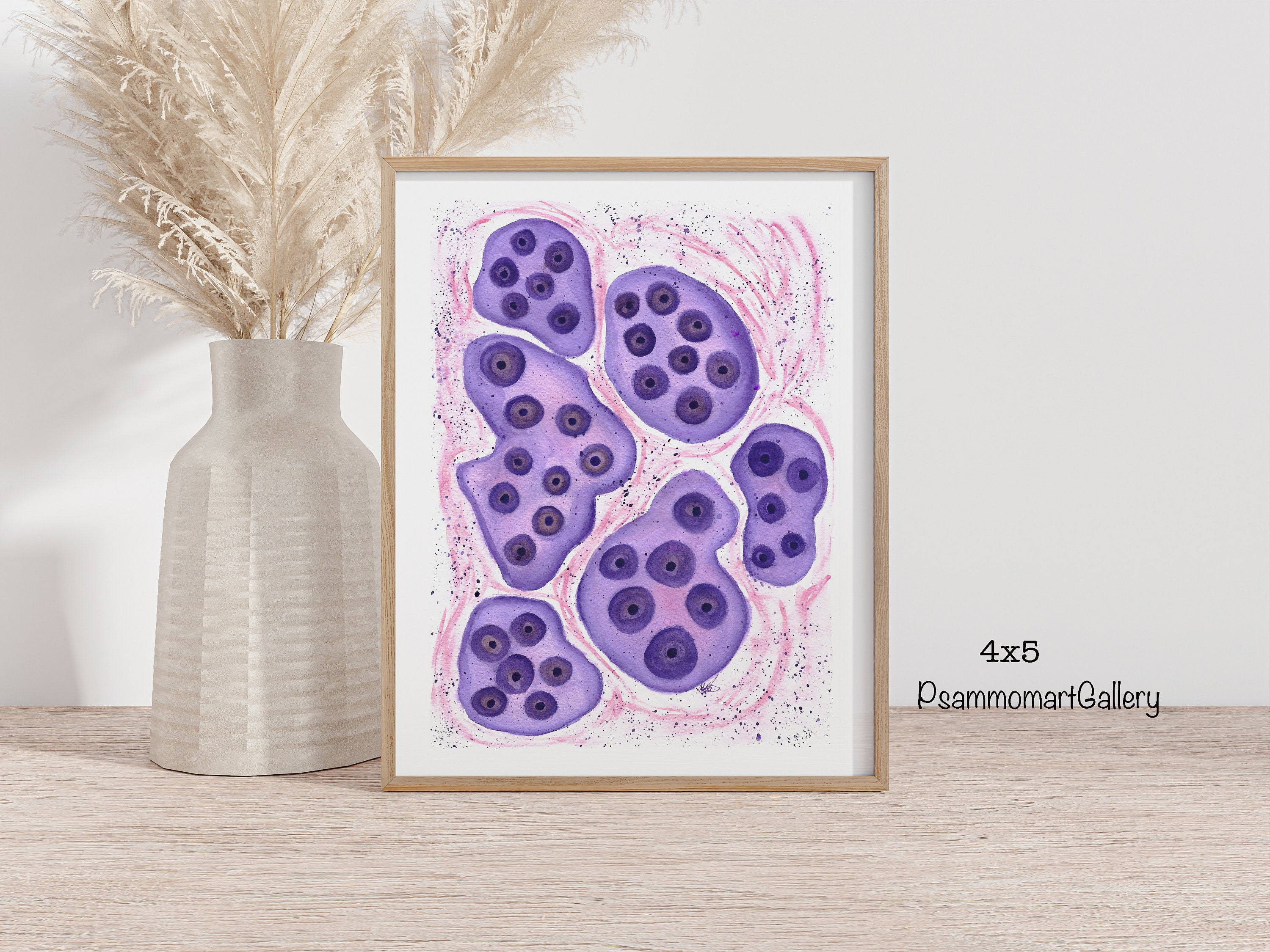 Wall Art, Histology, Pathology, Watercolor Art, Anatomy Print, Digital ...