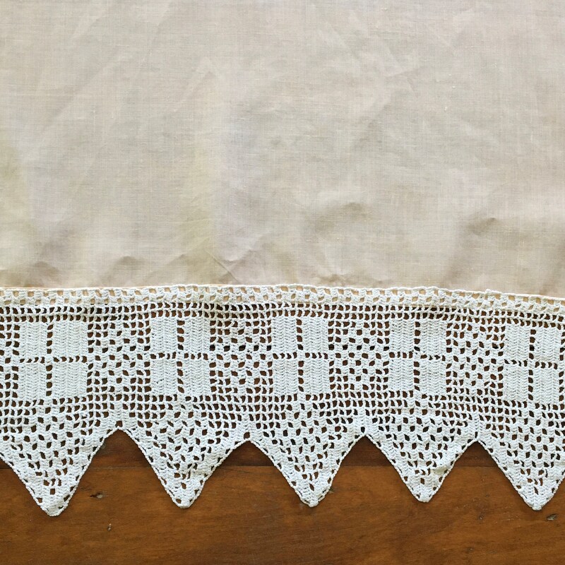 Lace Edge Towel - Etsy