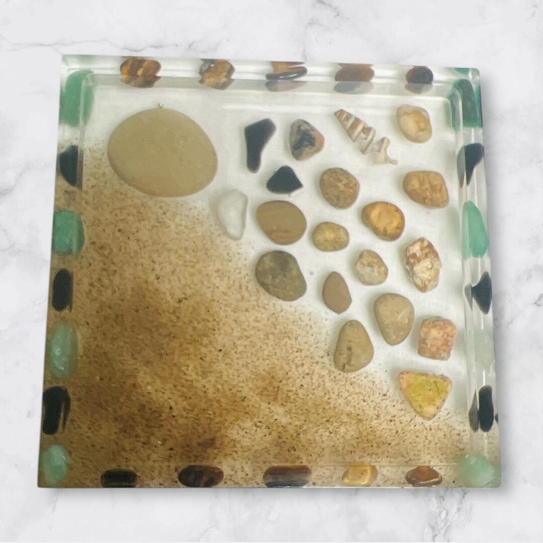 Sandy Rock Coaster | Lake Michigan Stones | Tigers Eye, Black Onyx, Sea ...