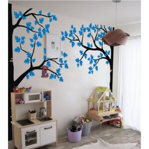 TREE WALL DECAL - Corner Wall Sticker - Set of Two Murals - K015 - Etsy