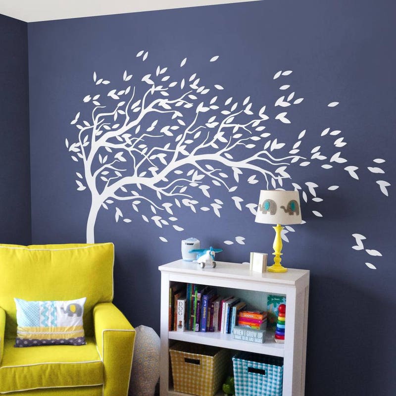 Wind Blowing Tree - Etsy