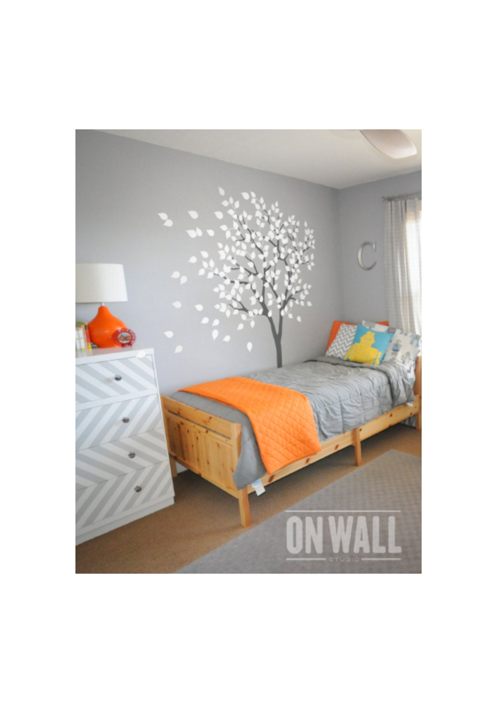 TREE WALL DECAL Large Vinyl Wall Sticker-playroom and Nursery | Etsy