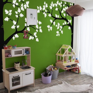 TREE WALL DECAL - Corner Wall Sticker - Set of Two Murals - K015 - Etsy