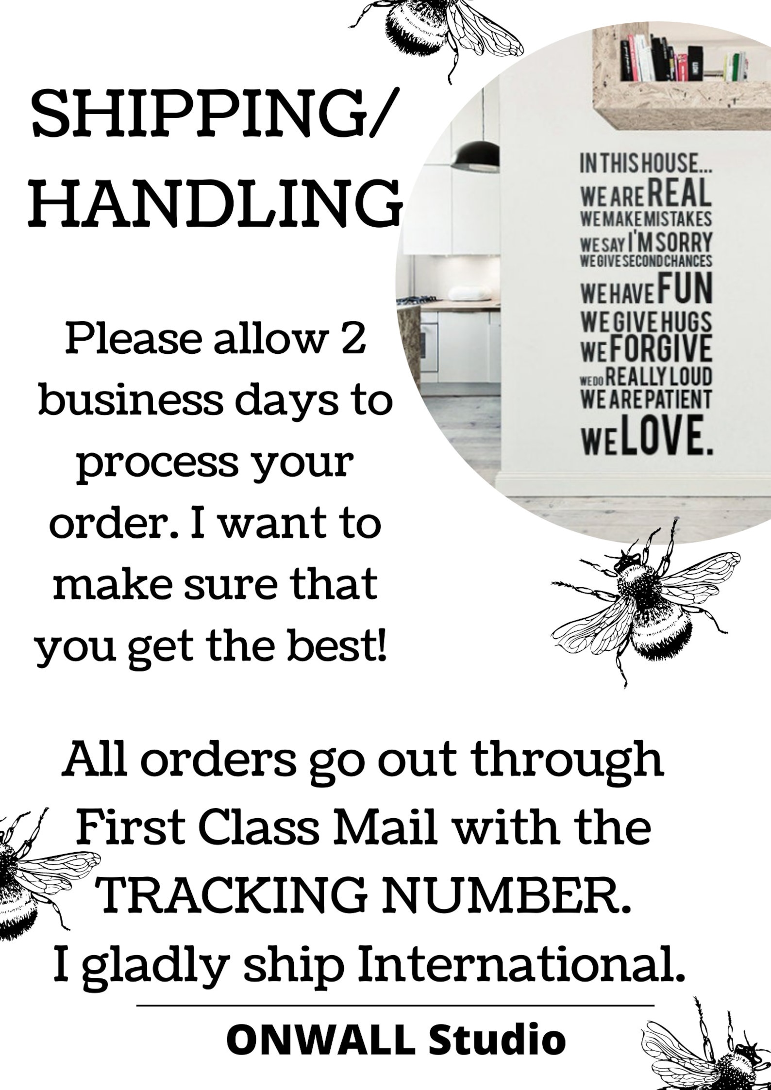 QUOTE WALL DECAL Family Home Quote Vinyl Wall Sticker Q001 - Etsy