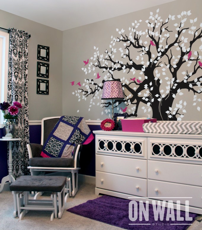Large Family Tree Wall Decal Nursery Tree Wall Decals Tree - Etsy UK