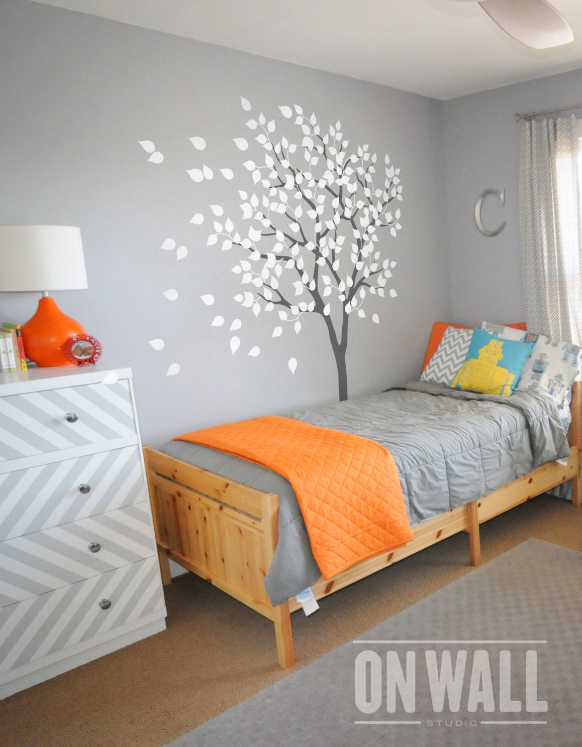 TREE WALL DECAL Large Vinyl Wall Sticker-playroom and Nursery | Etsy