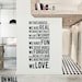 QUOTE WALL DECAL - Family Home Quote- Vinyl Wall Sticker- Q001 - Etsy