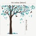 Large Autumn Tree Decal, Nursery Vinyl Decal, Tree Wall Decal, Vinyl ...