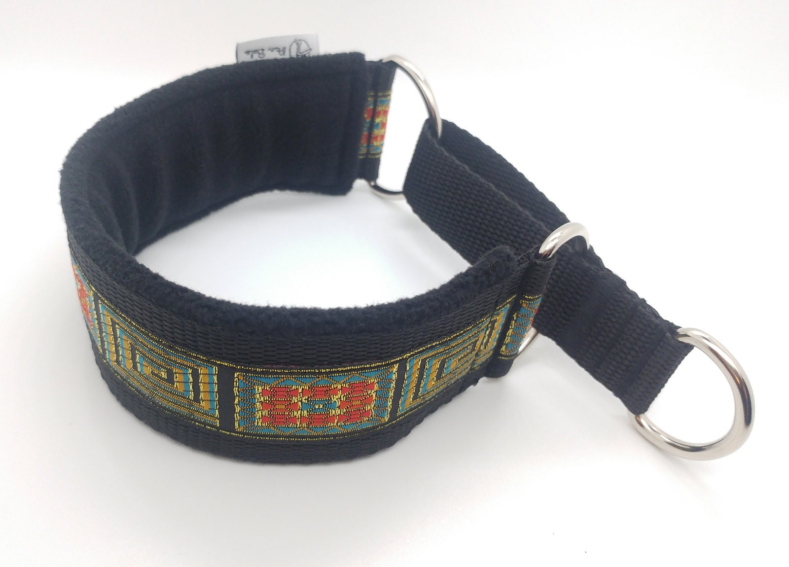 Collier Martingale whippet lévrier chien doux rembourré | Etsy