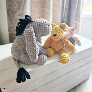 Classic Vintage Style Eeyore Amigurumi Crochet Pattern, English PDF ...