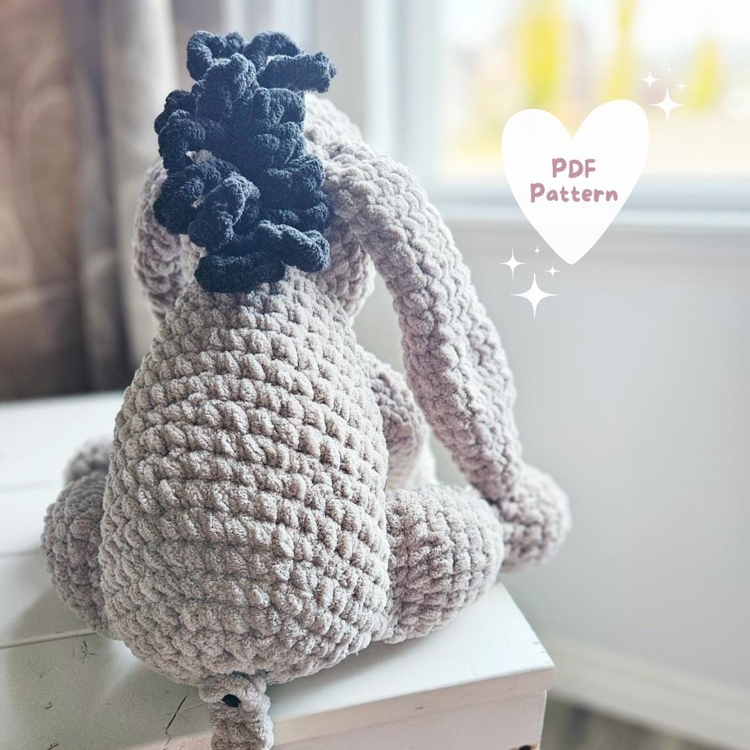 Classic Vintage Style Eeyore Amigurumi Crochet Pattern, English PDF - Etsy
