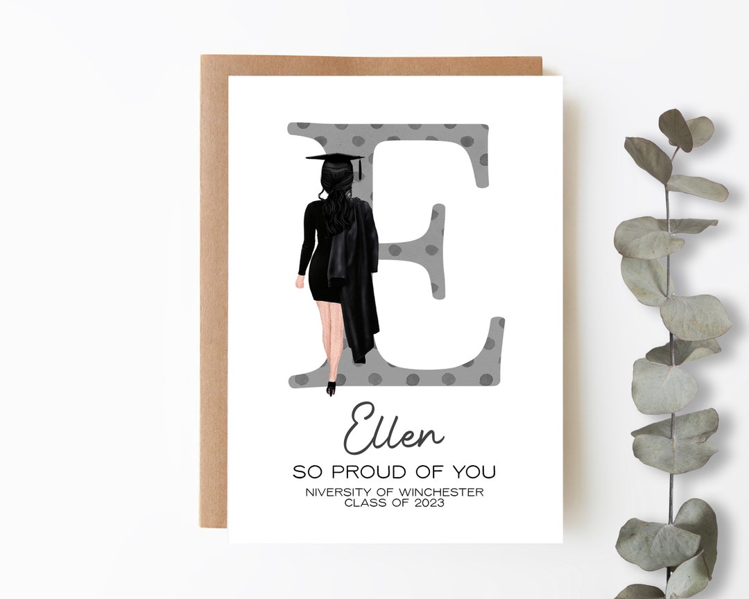 Graduation Card Card for Graduation Graduating Card Graduating From ...