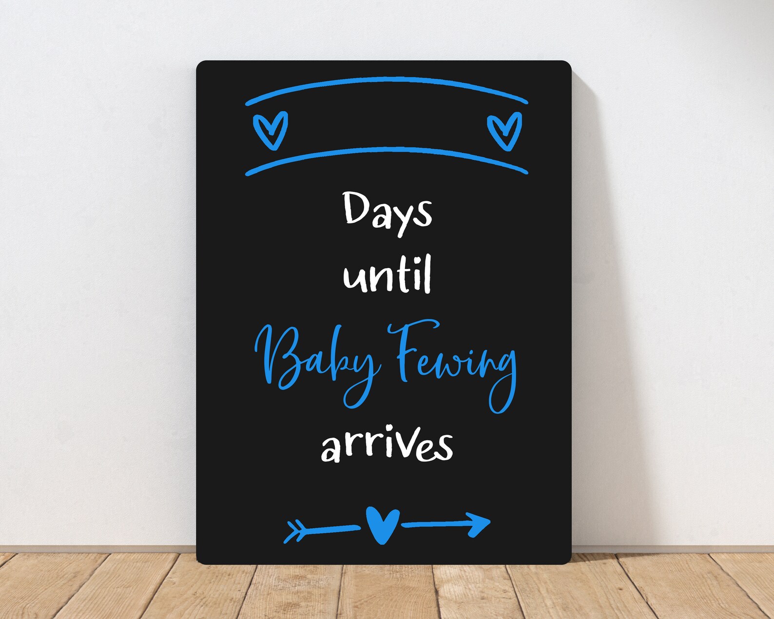 Baby Countdown Sign Baby Countdown Chalkboard Baby - Etsy