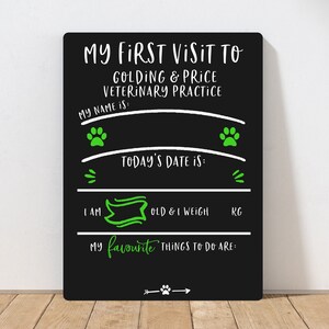 First Visit to the Vets Chalkboard | Kitten's First Trip to the Vets ...