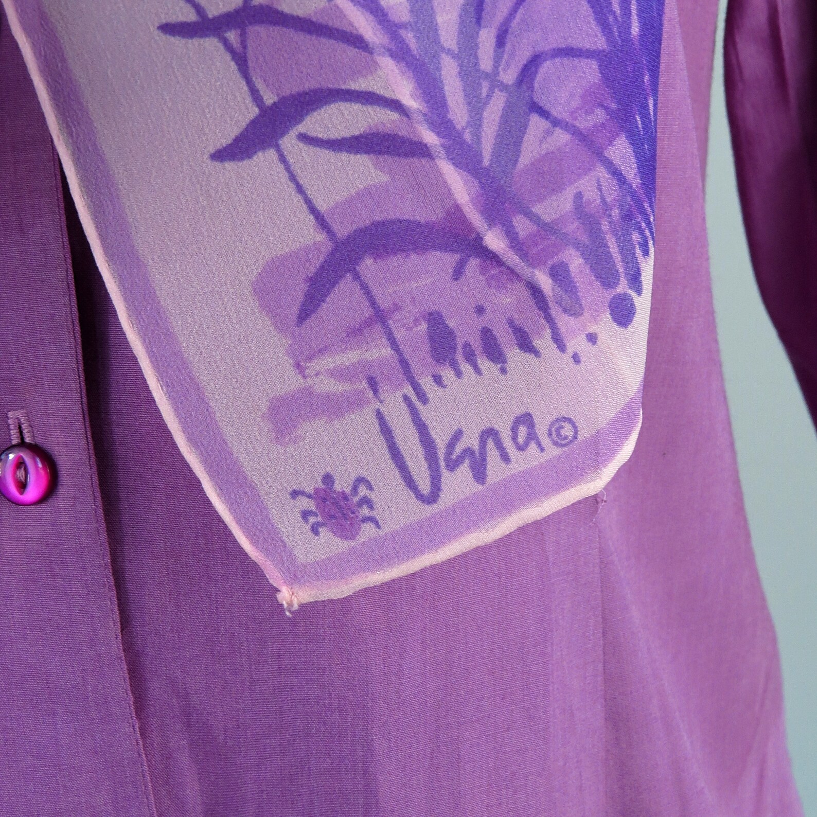 Vintage 1960s VERA Marsh Print Chiffon Scarf - Ladybug Era SIGNED Vera ...