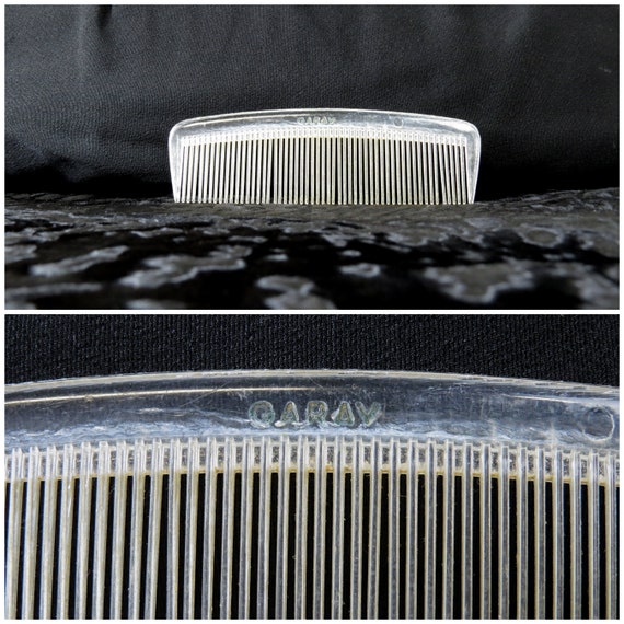 Vintage 1940s Pagoda Frame Purse & Comb - Garay - Ray… - Gem