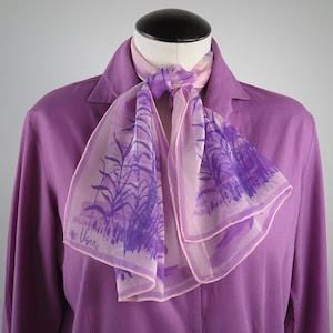 Vintage 1960s VERA Marsh Print Chiffon Scarf - Ladybug Era SIGNED Vera ...