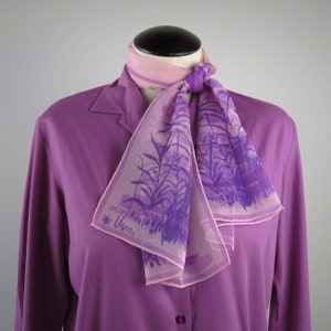 Vintage 1960s VERA Marsh Print Chiffon Scarf - Ladybug Era SIGNED Vera ...