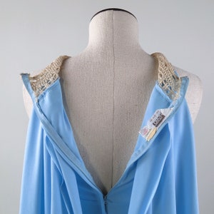 Vintage 1970s Sky Goddess Macrame Halter Maxi Dress - SIZE XS to S ...